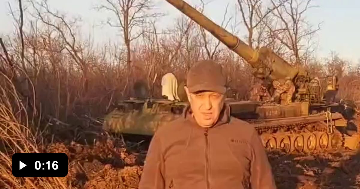Wagner Chief Prigozhin posted video on Bakhmut front line challenging ...