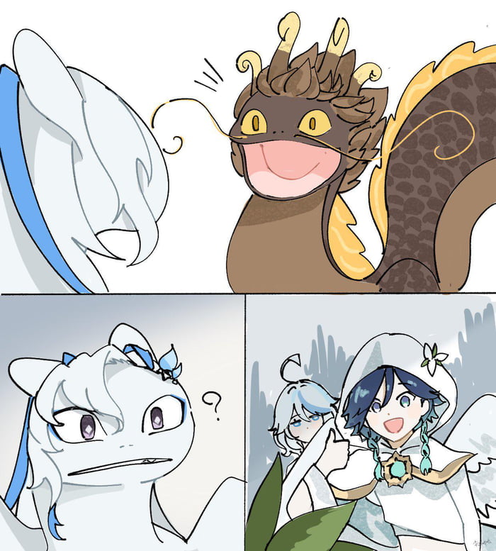 How to train Teyvat's Dragon - 9GAG