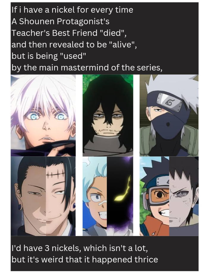 It's Rough Being A Shonen Protagonist's Teacher - 9GAG