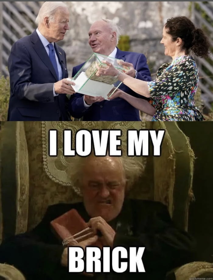 I love my brick. - 9GAG