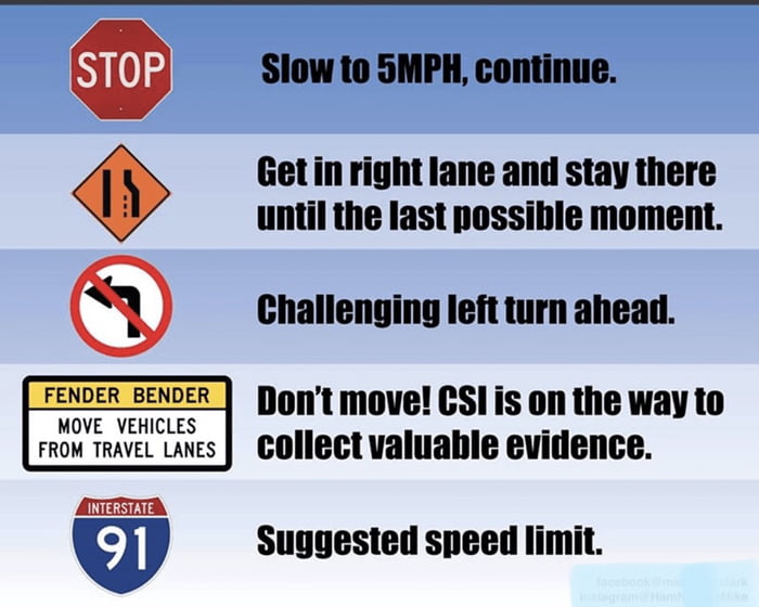 Just a reminder of driving laws in US - 9GAG