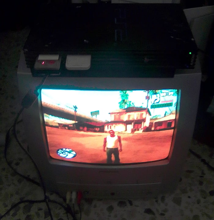 Found old tv near some trash. I can play PS2 again - 9GAG