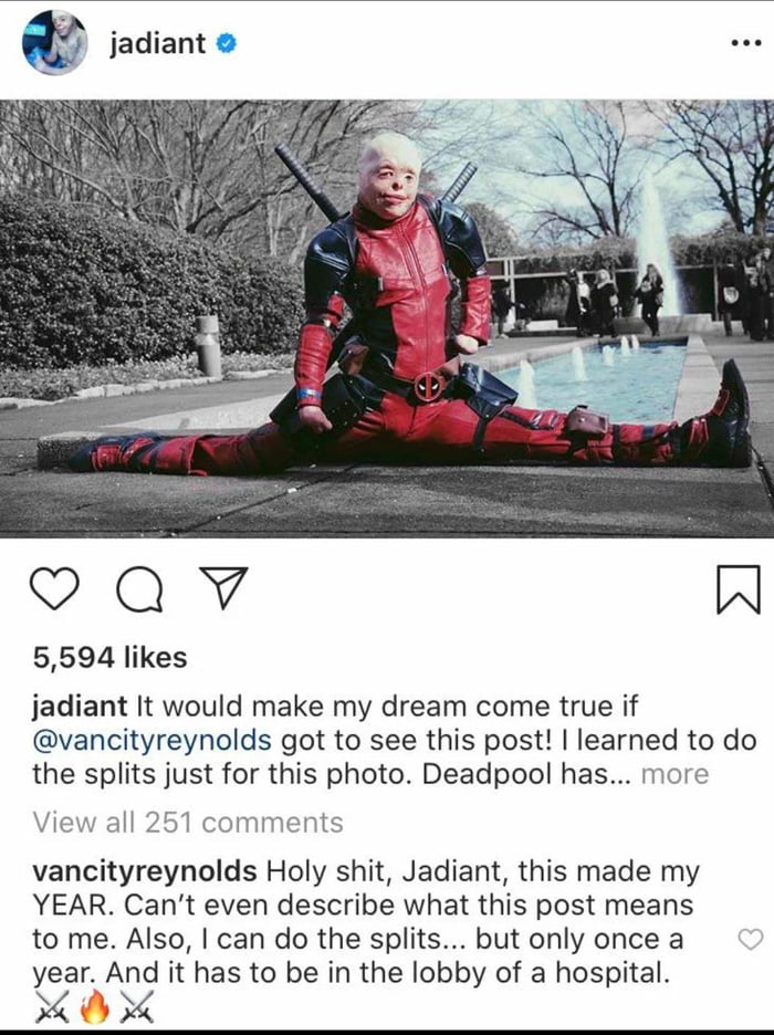 Ryan Reynolds is wholesome af - 9GAG