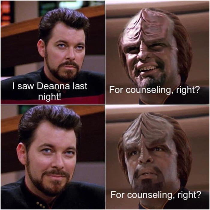 Riker the Womanizer - 9GAG