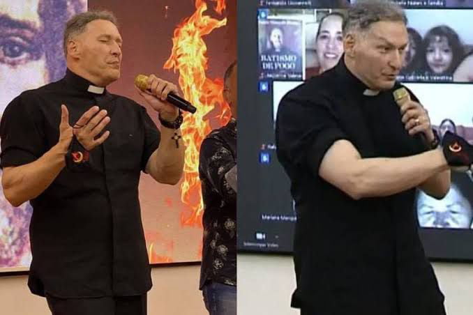 I present you the most popular catholic priest in Brazil, best selling ...
