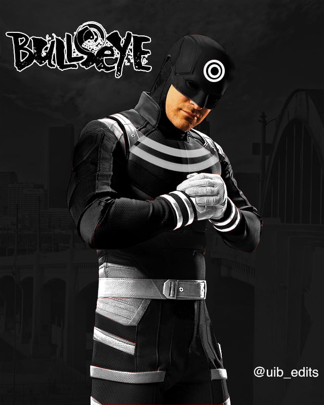 Bullseye Concept based on Daredevil's costume - 9GAG