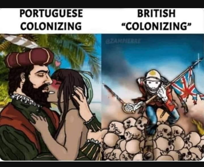 Portugese Chad vs British Oomer - 9GAG