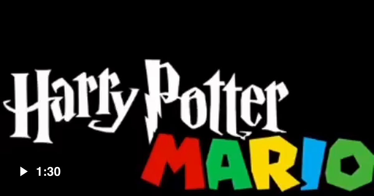 Super Mario Harry Potter Edition. - 9GAG