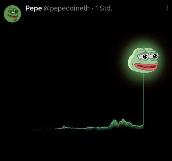 $pepe to the moon! - 9GAG