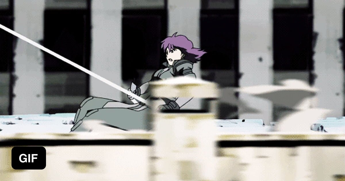 Not leaving yet [Ghost in the Shell] - 9GAG