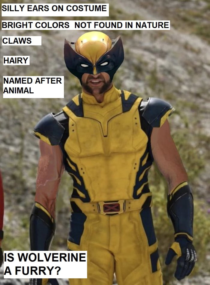 IS WOLVERINE A FURRY? - 9GAG
