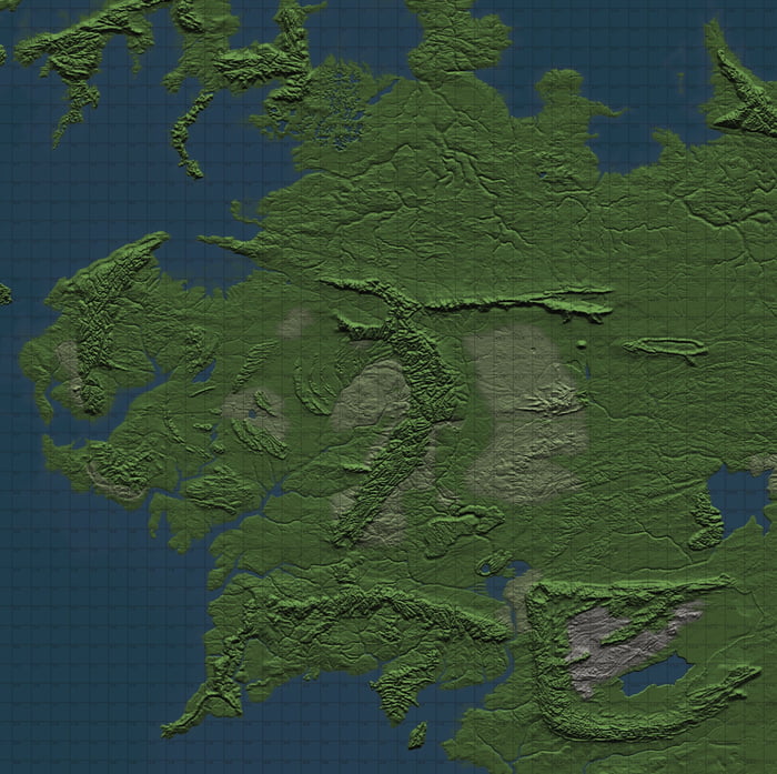 Re-creating Middle Earth in the game "Rust". Even a 6k map looks small ...