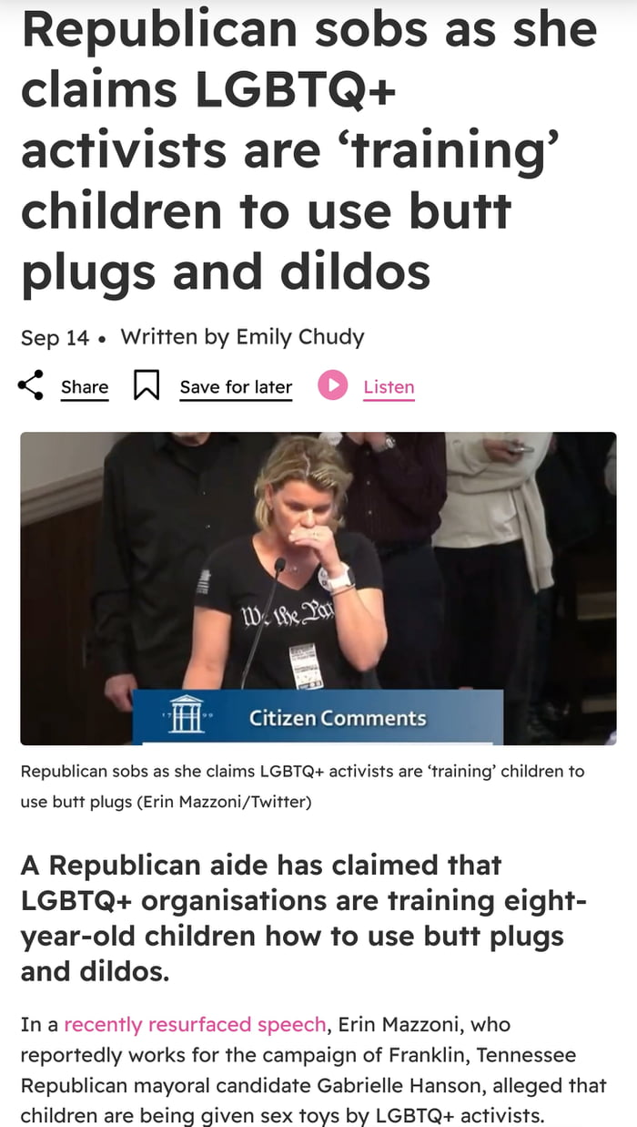 MAGA vs butt plugs now? - 9GAG