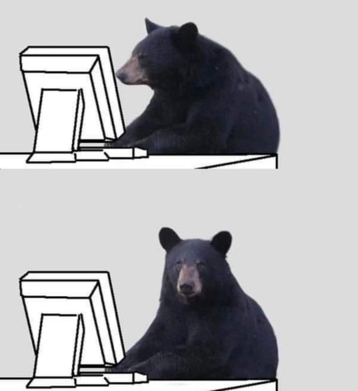 Hacker bear: hacks into your computer and makes new folders filled with ...