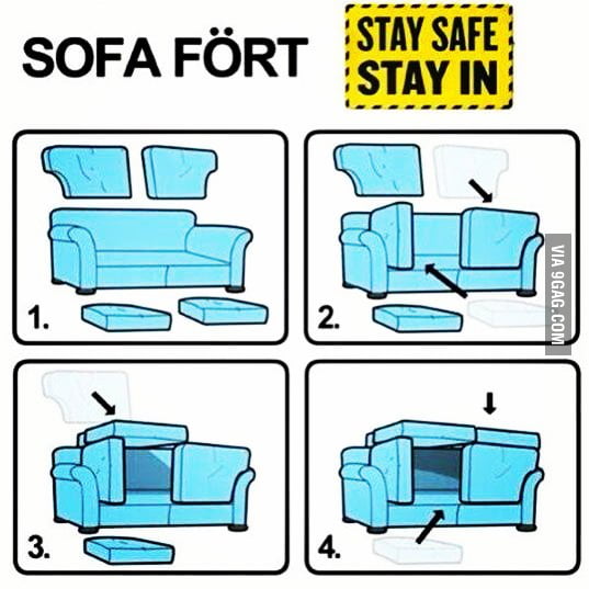 Stay safe. Stay in. - 9GAG