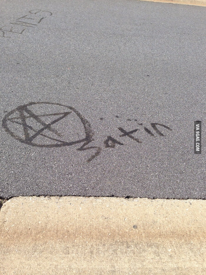Some kid in my neighborhood worships the devil...ishly soft feeling of satin. - 9GAG