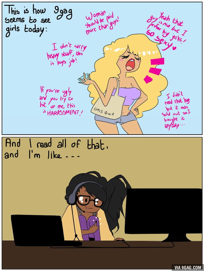 Girls according to 9GAG - 9GAG