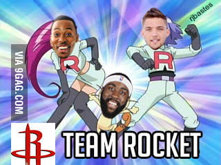 Houston's team rocket! - 9GAG