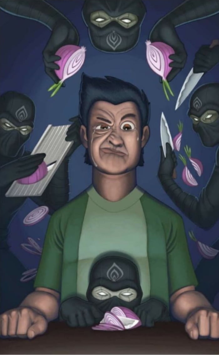 Damn that ninja cutting onions - 9GAG