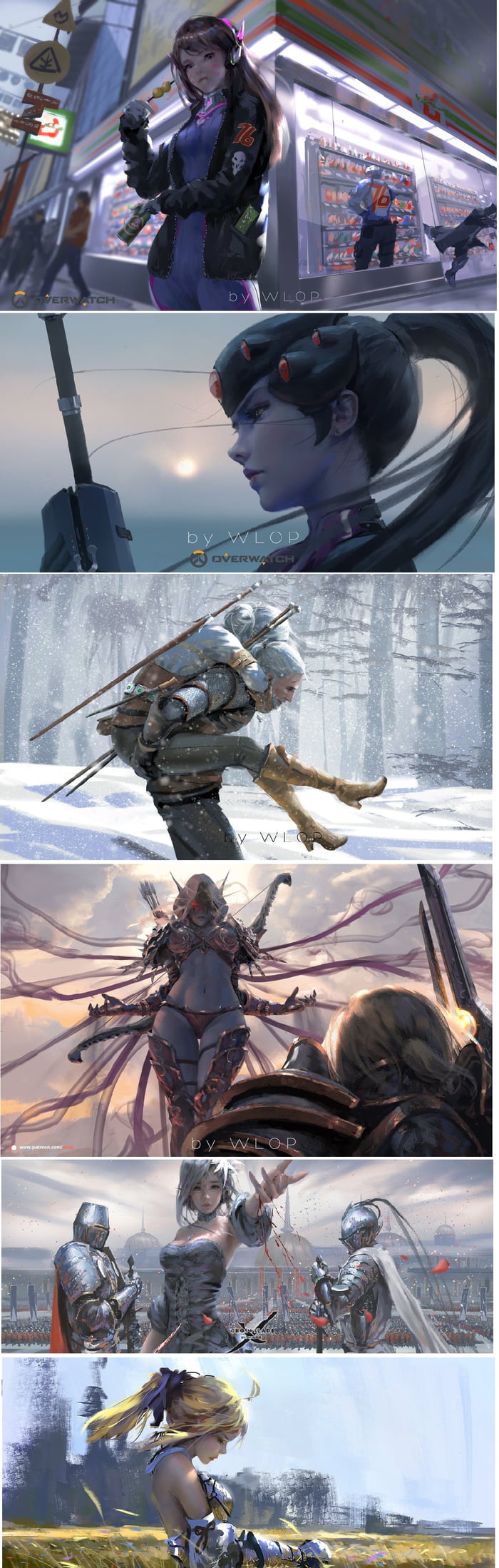 So I literally just saw a GIF of this guy's work and I decided to check ...