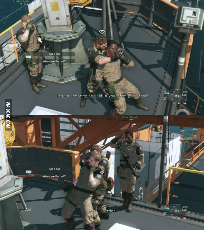 Snake getting solid at Mother Base [MGS:V] - 9GAG