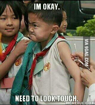 When your pinky toe hit the leg of the table, but your crush is looking ...