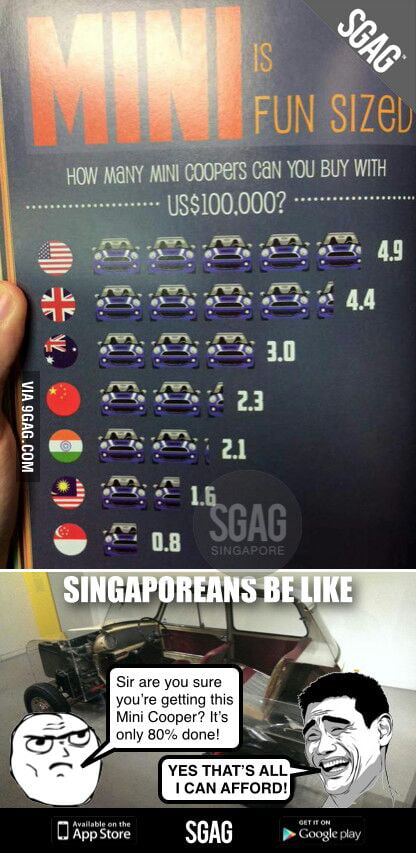 All credits goes to SGAG a Singaporean version of 9gag - 9GAG