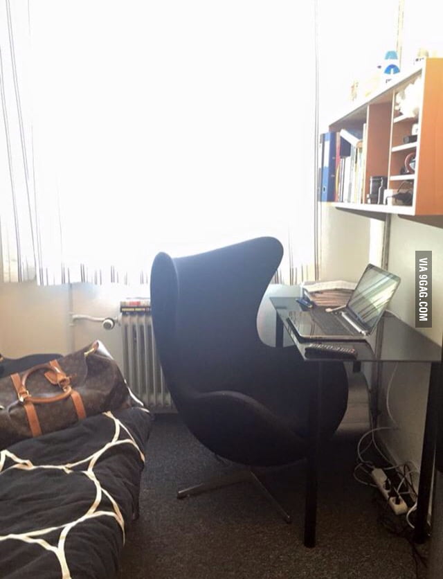 A Danish open prison cell - 9GAG