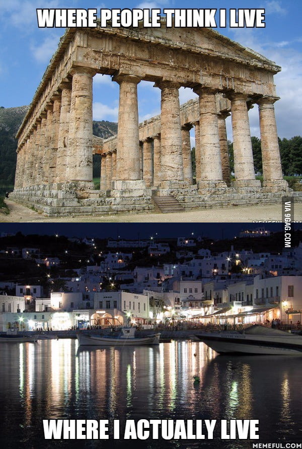 As a Greek! - 9GAG