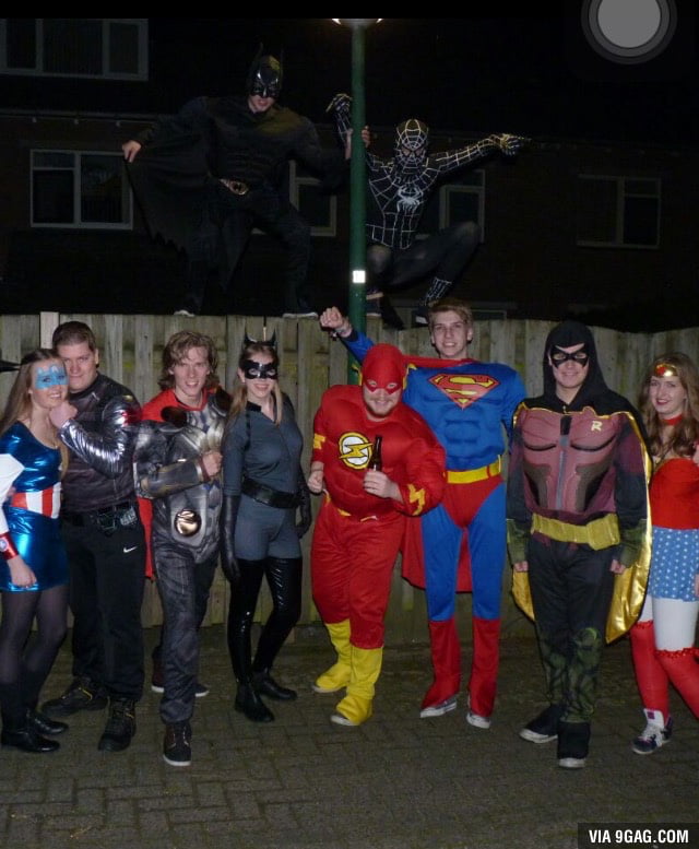 I thought u guys might appreciate our supercrew - 9GAG