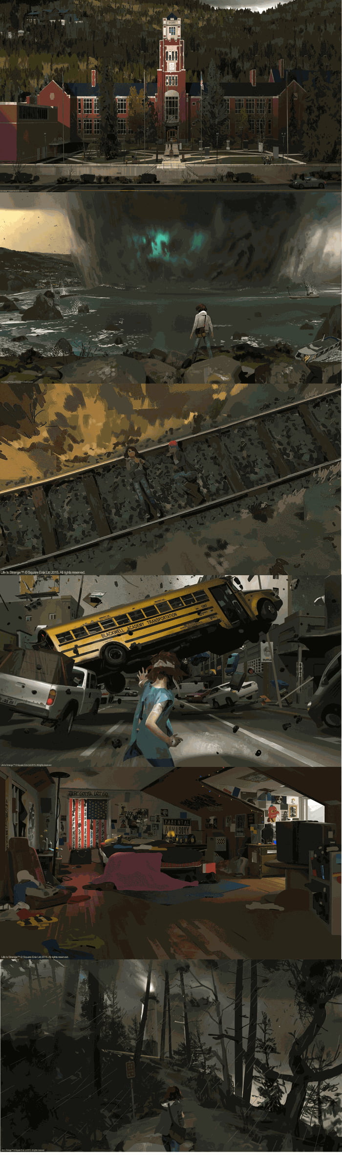 Original Concept Art for Life Is Strange (Edouard Caplain) - 9GAG