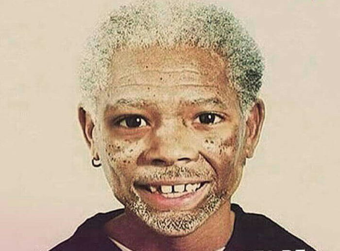 Young Morgan Freeman at the age of 8 - 9GAG