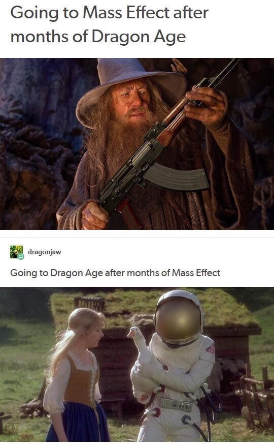 Dragon Age and Mass Effect - 9GAG