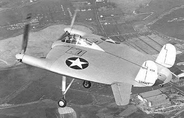 The Vought XF5U (a.k.a flying flapjack) the most weird looking plane ...
