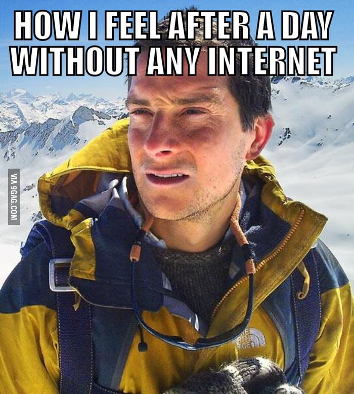 A Day without Internet - 9GAG