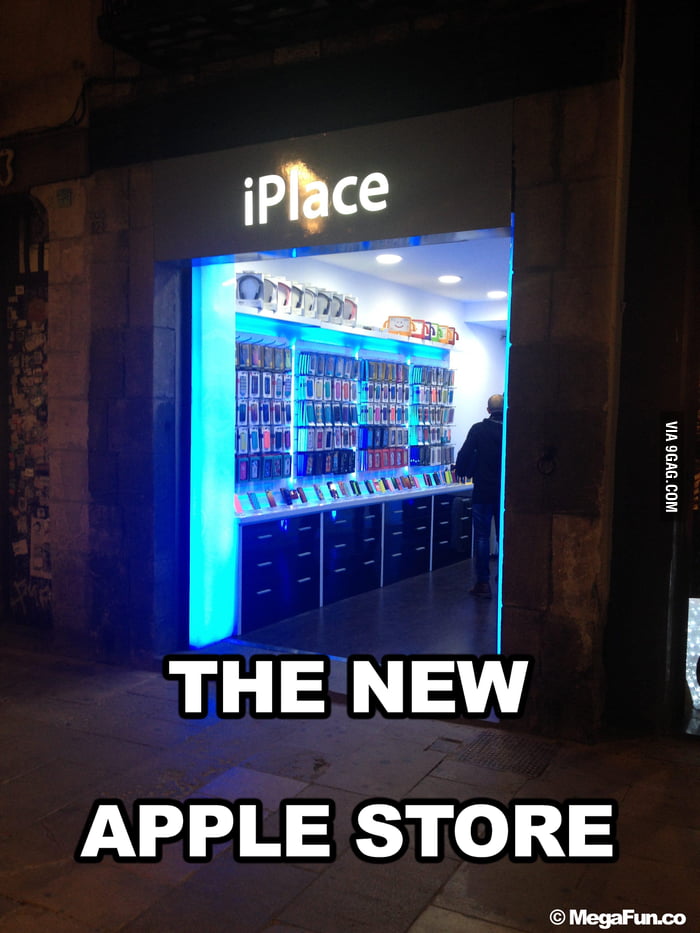 IPlace The Apple Store in Barcelona - 9GAG