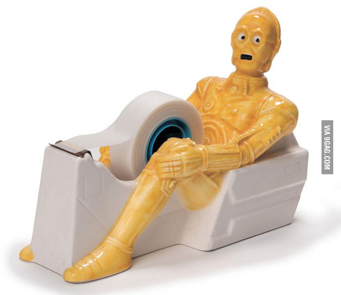 C-3PO tape-dispenser - 9GAG