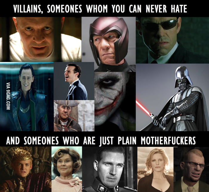 Two Types of Villains - 9GAG