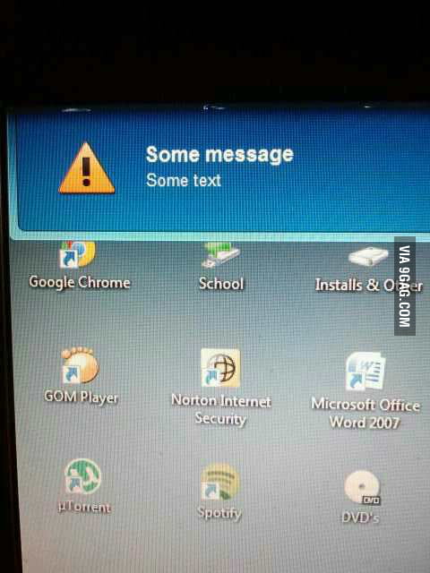 My computer had a party last night. He is still drunk. - 9GAG