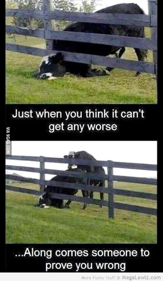 Just kick me while I'm down - 9GAG