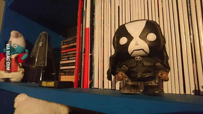 So I made an Abbath funko pop figure.. - 9GAG