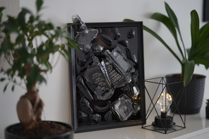 I make frames from empty bottles, hope u would like it - 9GAG