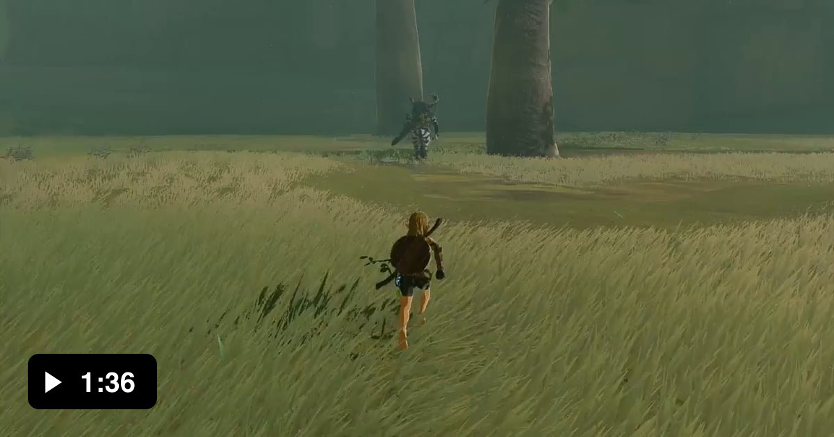 Infinite Lynel Mount Loop with minimal setup - 9GAG