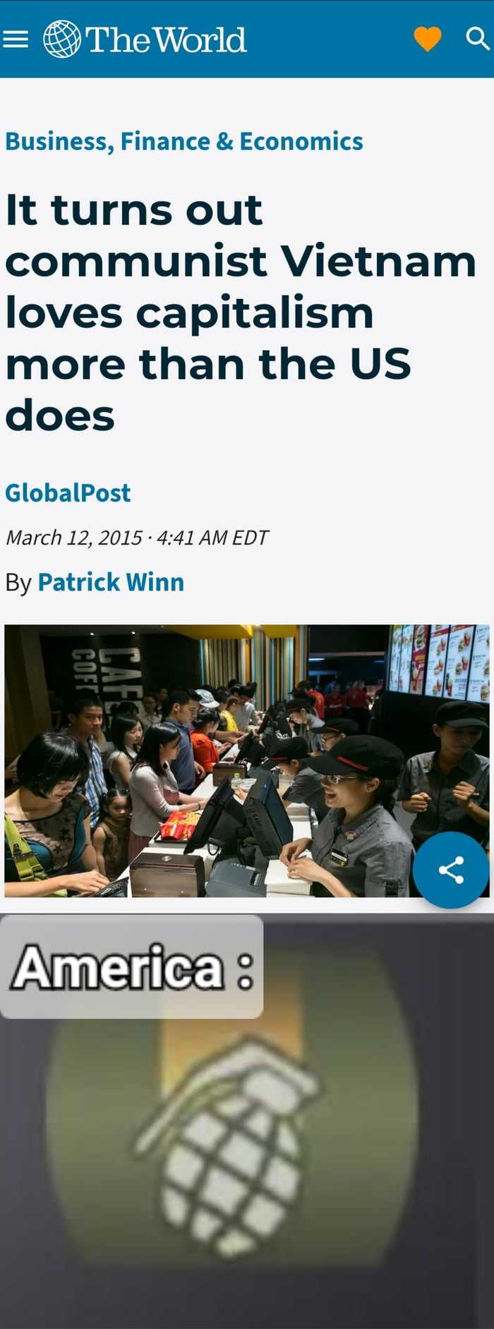 It seems like Vietnam likes money so much they said no to Uncle Ho and ...