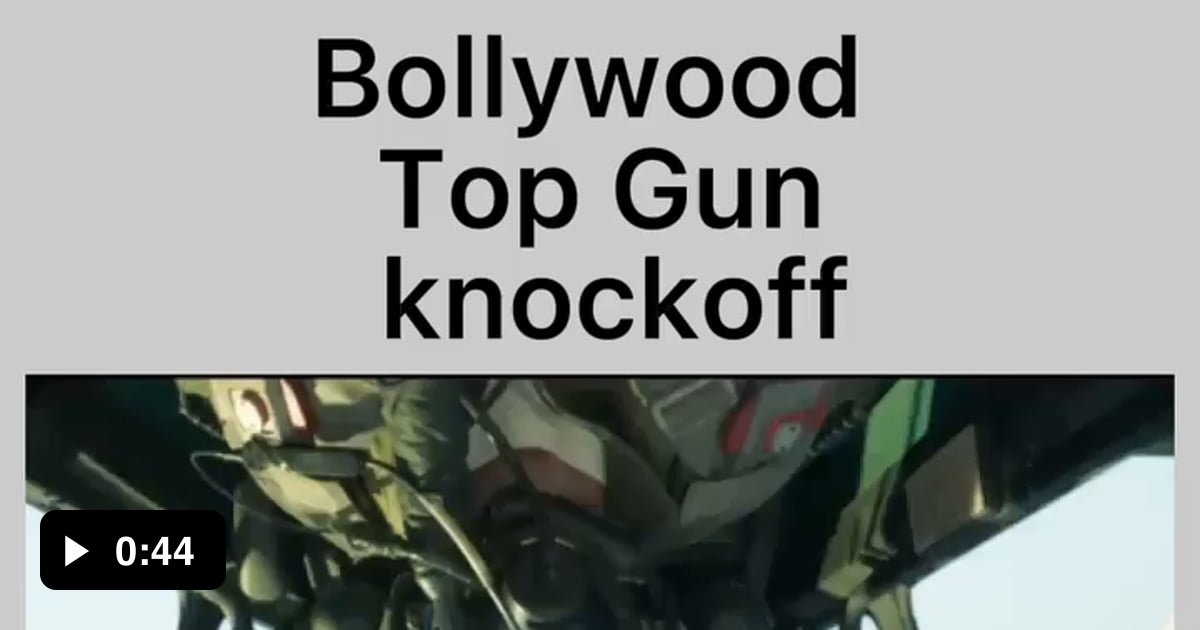Bollywood top gun trailer just dropped - 9GAG