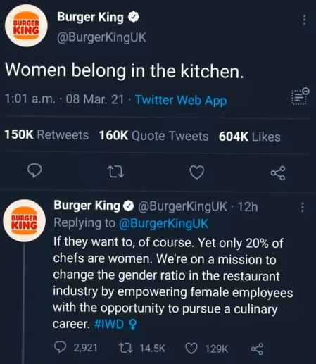 Why eating with a Clown when you can dine with a King - 9GAG