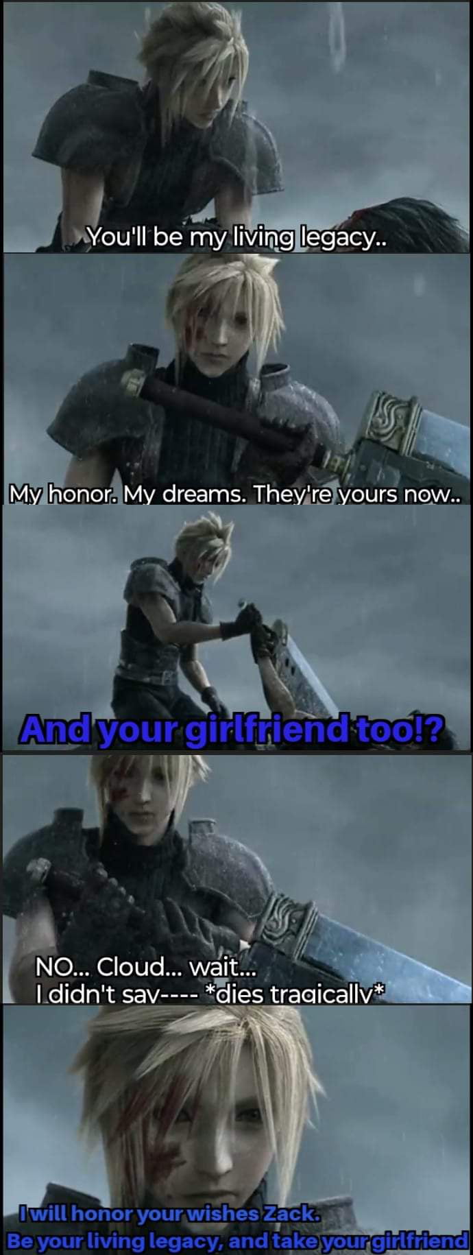 Cloud forgot the bro code - 9GAG