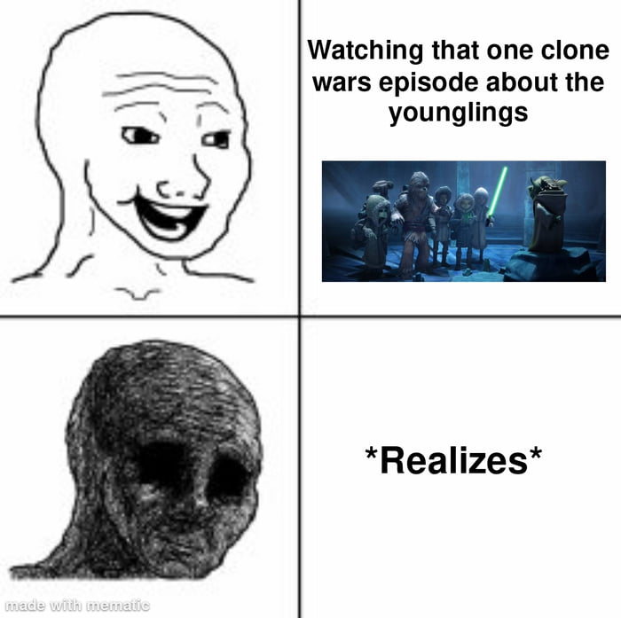 Everybody joking about Young Jedi Adventures when these are really those who met the youngling ...