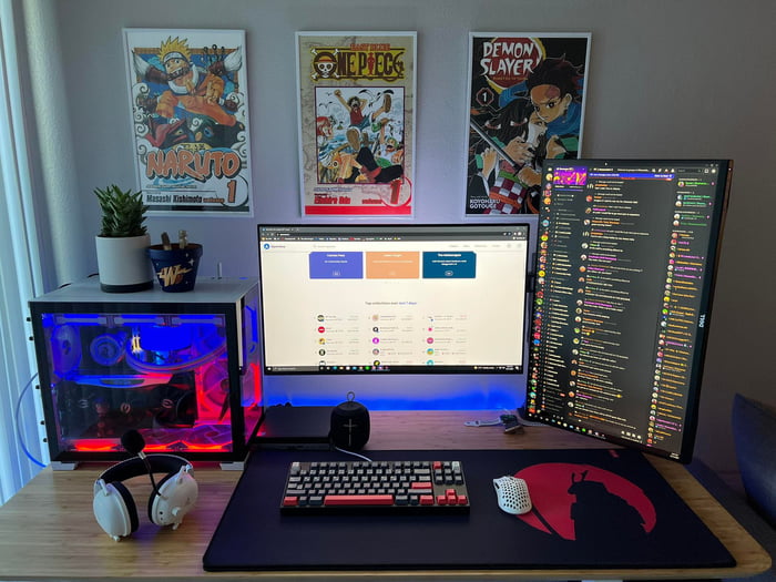 First apartment new battlestation! - 9GAG