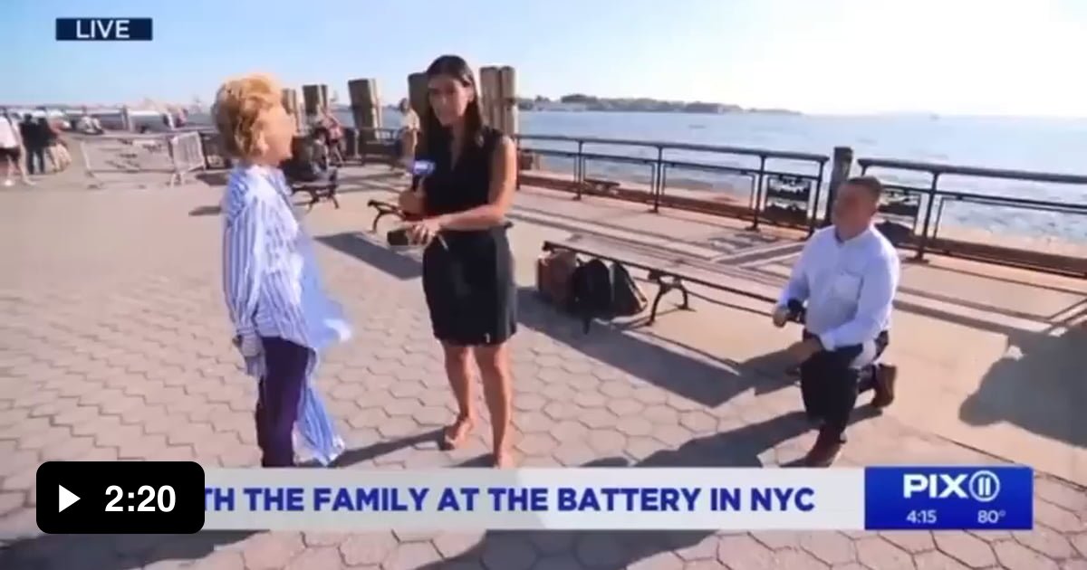 “Who’s that behind you?” New York City reporter Michelle Ross gets the ...